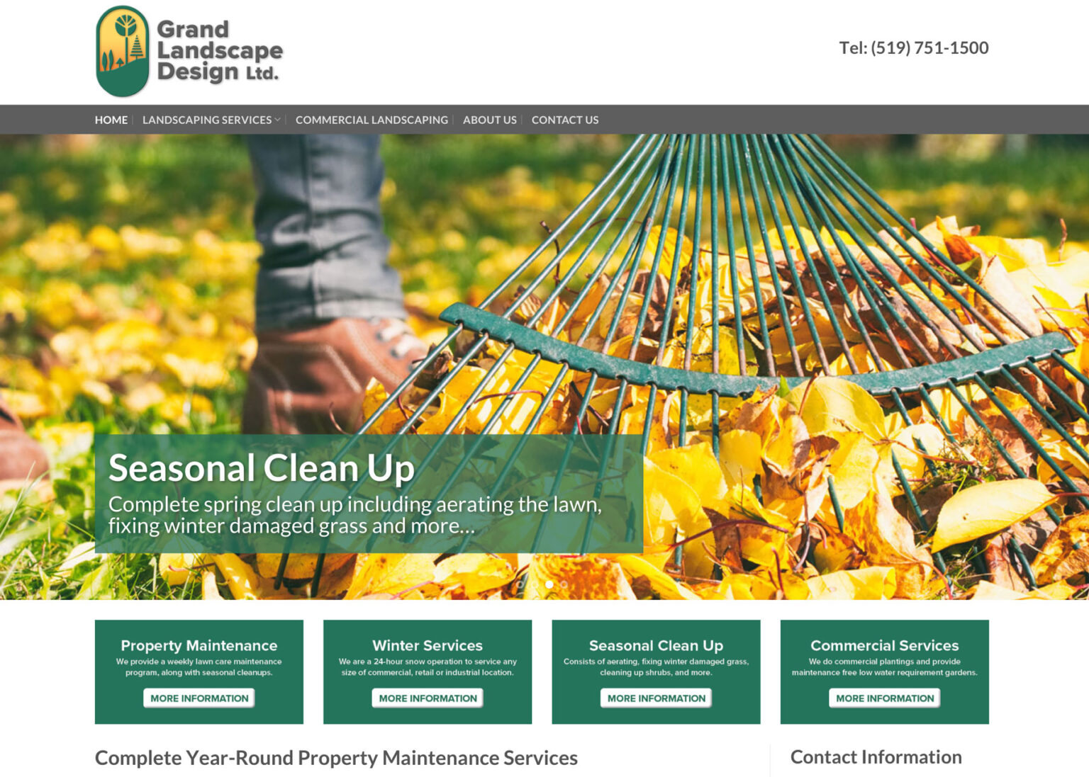 Grand Landscape Design | Grey Media Design